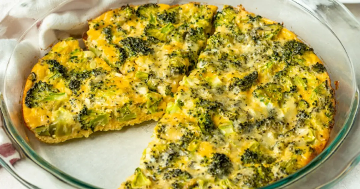 Crustless Broccoli Cheddar Quiche Recipe | Samsung Food App