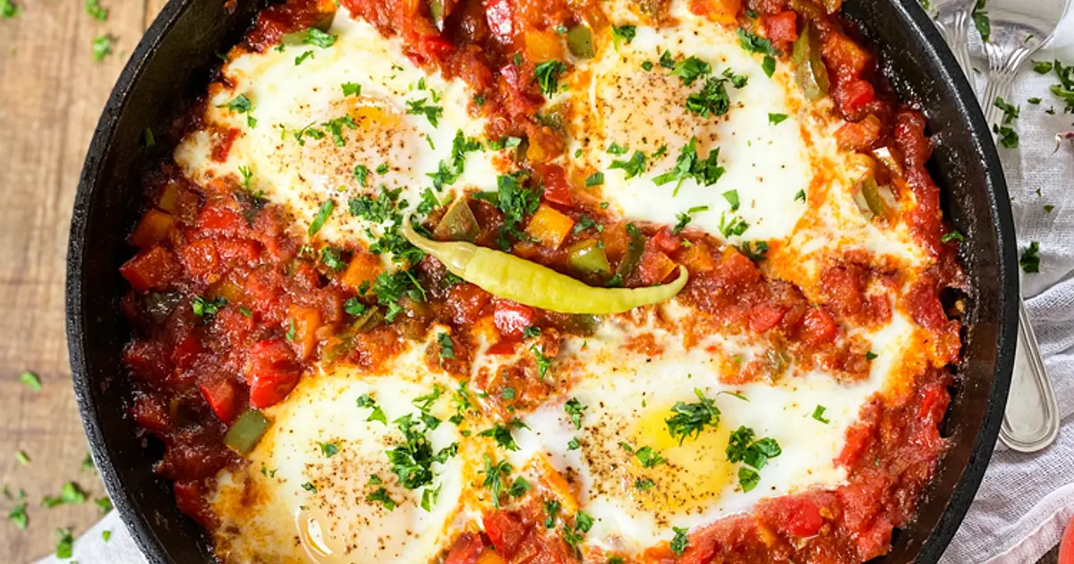 Eggs in Basque sauce Recipe | Samsung Food App