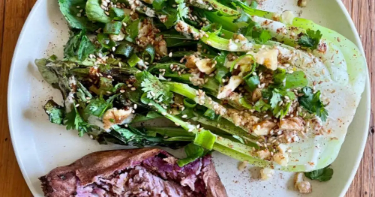 Roasted Bok Choy + Sweet Potato - Bryan Johnson's Blueprint Recipe ...