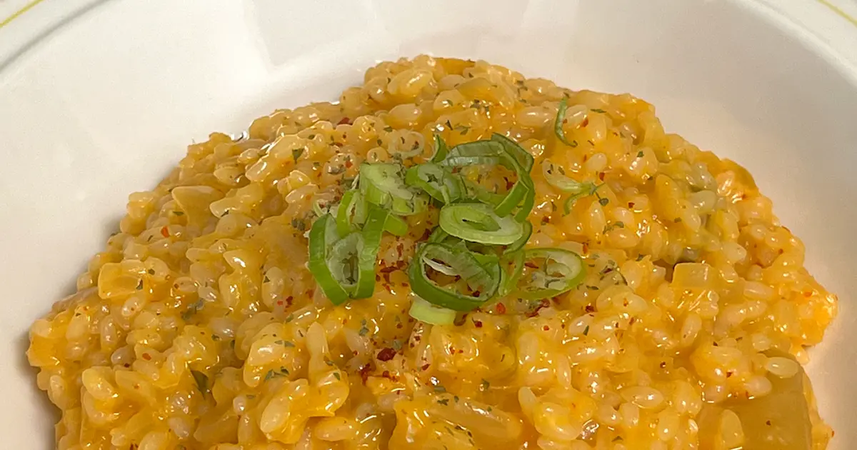 Creamy Kimchi Risotto Recipe | Samsung Food App
