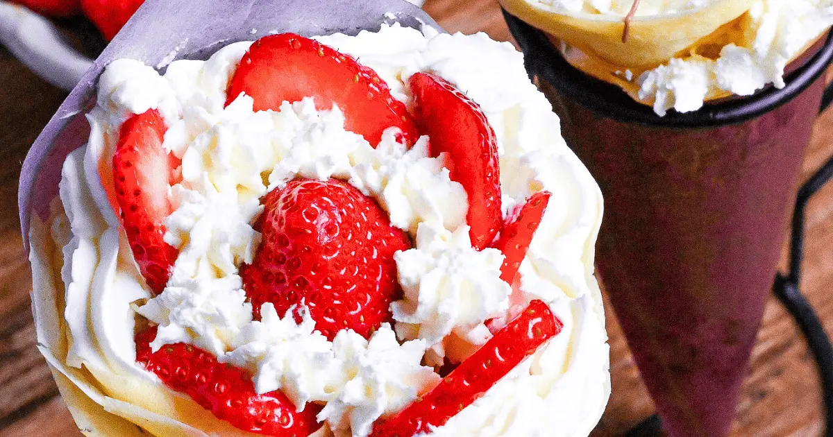 Japanese Crepes (Harajuku Style) Recipe | Samsung Food App