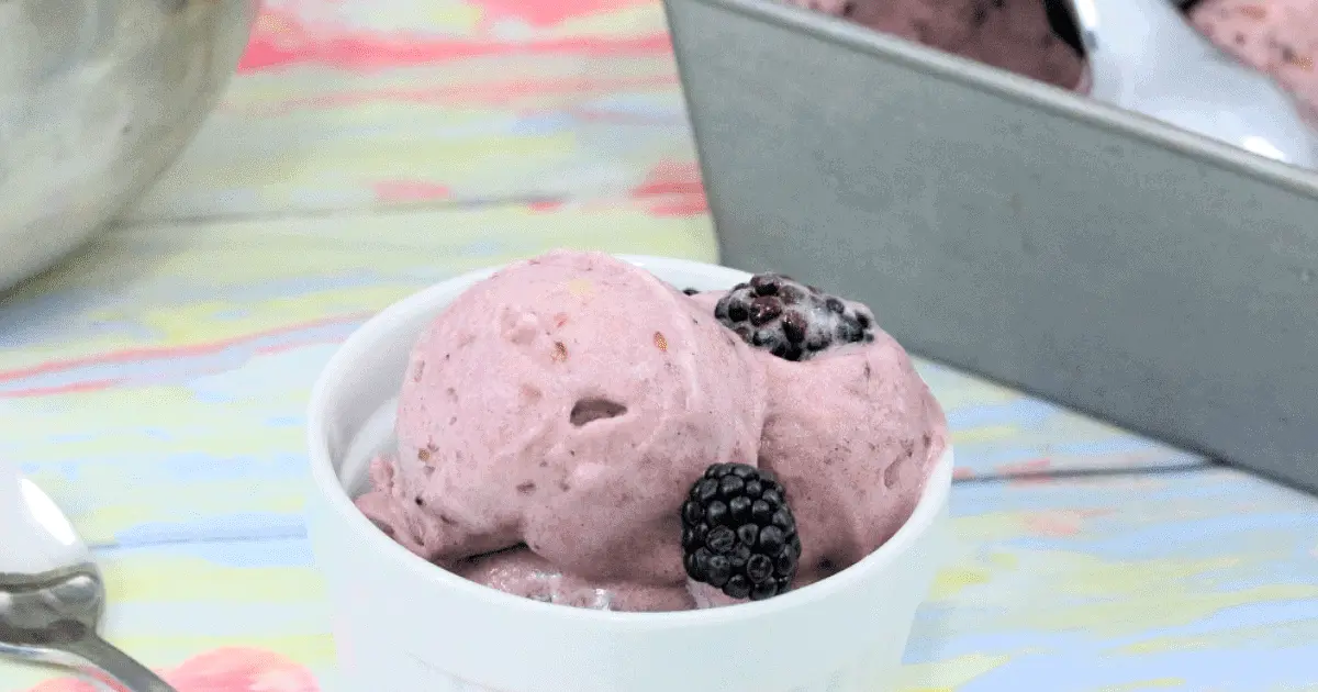 3 Ingredient Banana Blackberry Ice Cream Recipe | Samsung Food App