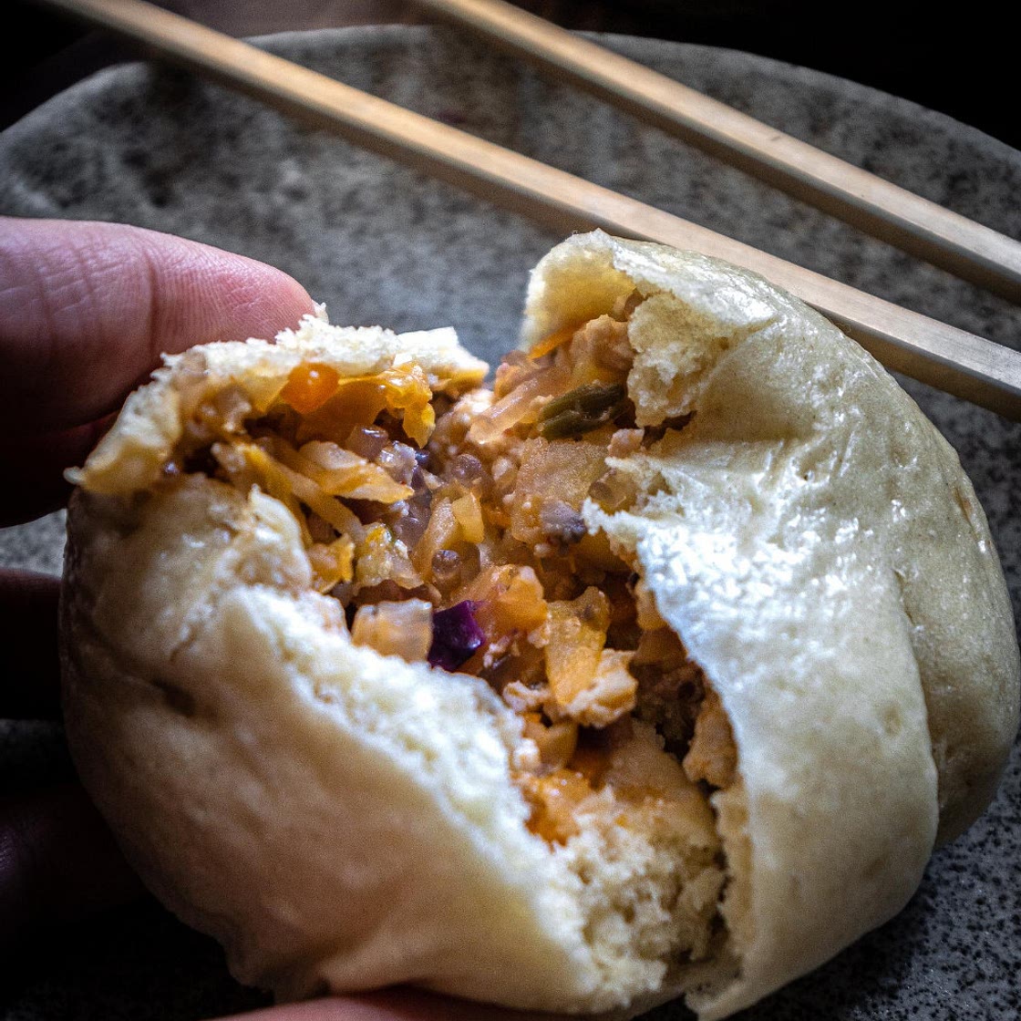 Steamed Kimchi Buns Recipe | Samsung Food App