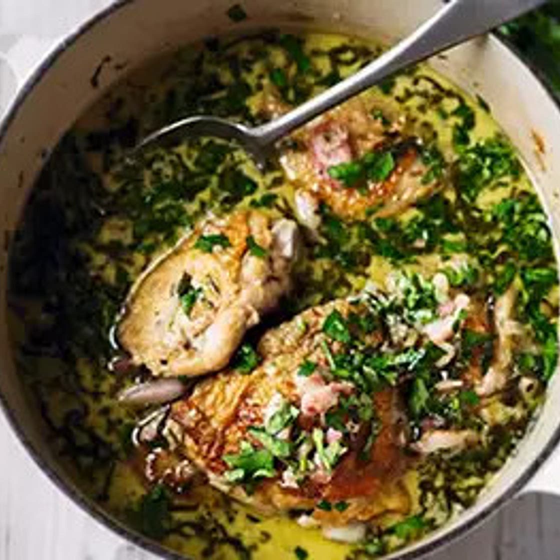 Sage & rosemary chicken stew Recipe | Samsung Food App