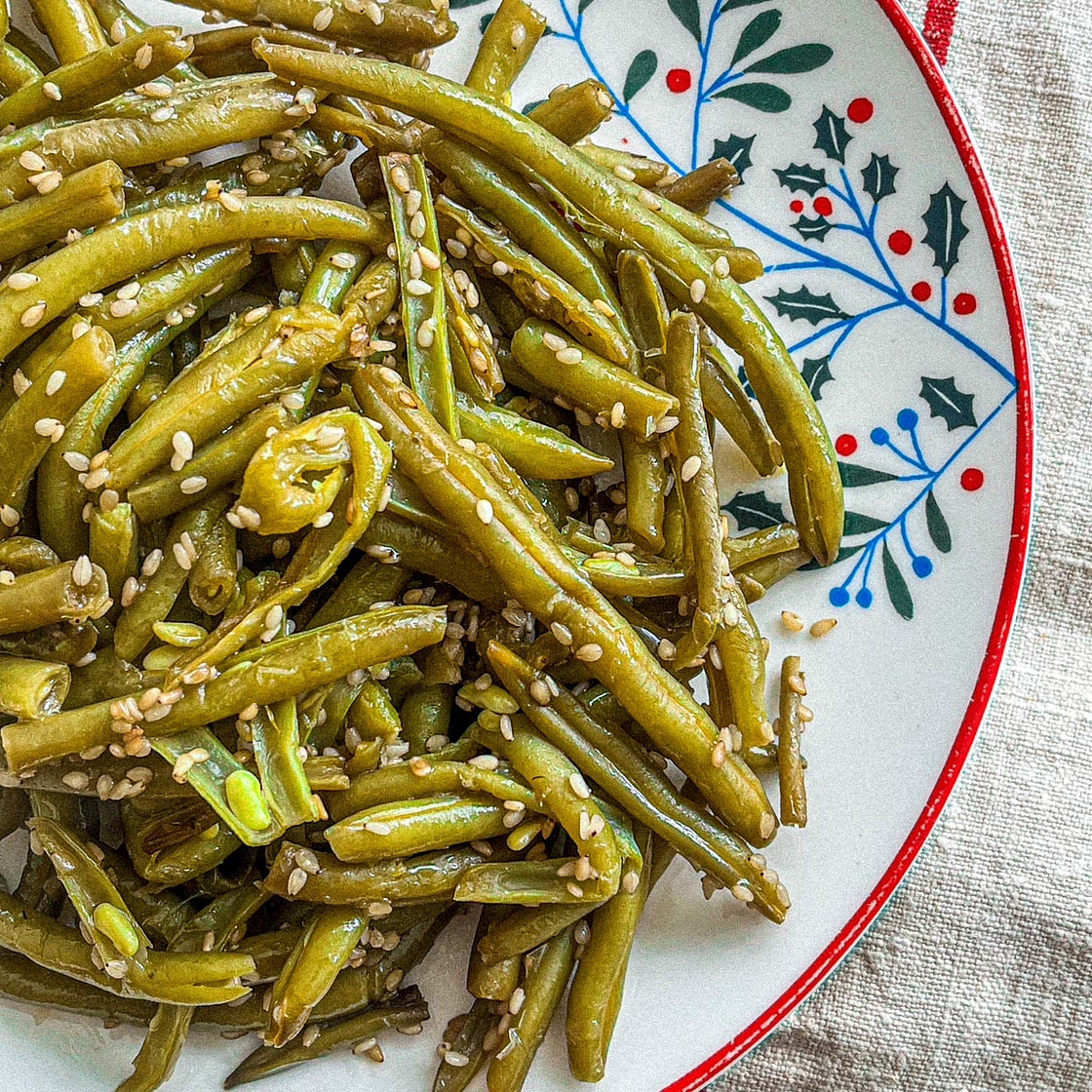 Sautéed French Green Beans with Sesame Seeds Recipe | Samsung Food App
