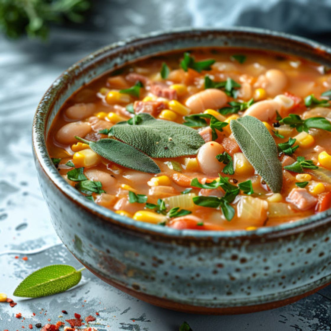 Guiso Saludable de Choclos, Porotos y Jamón Cocido Recipe | Samsung ...