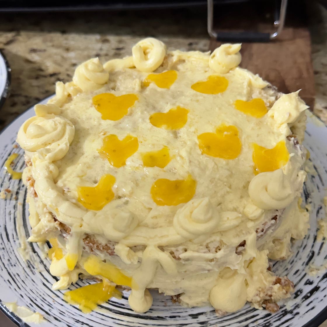 Lemon Cake w/ Lemon Curd and Mascarpone Whipped cream 🍋 Recipe ...