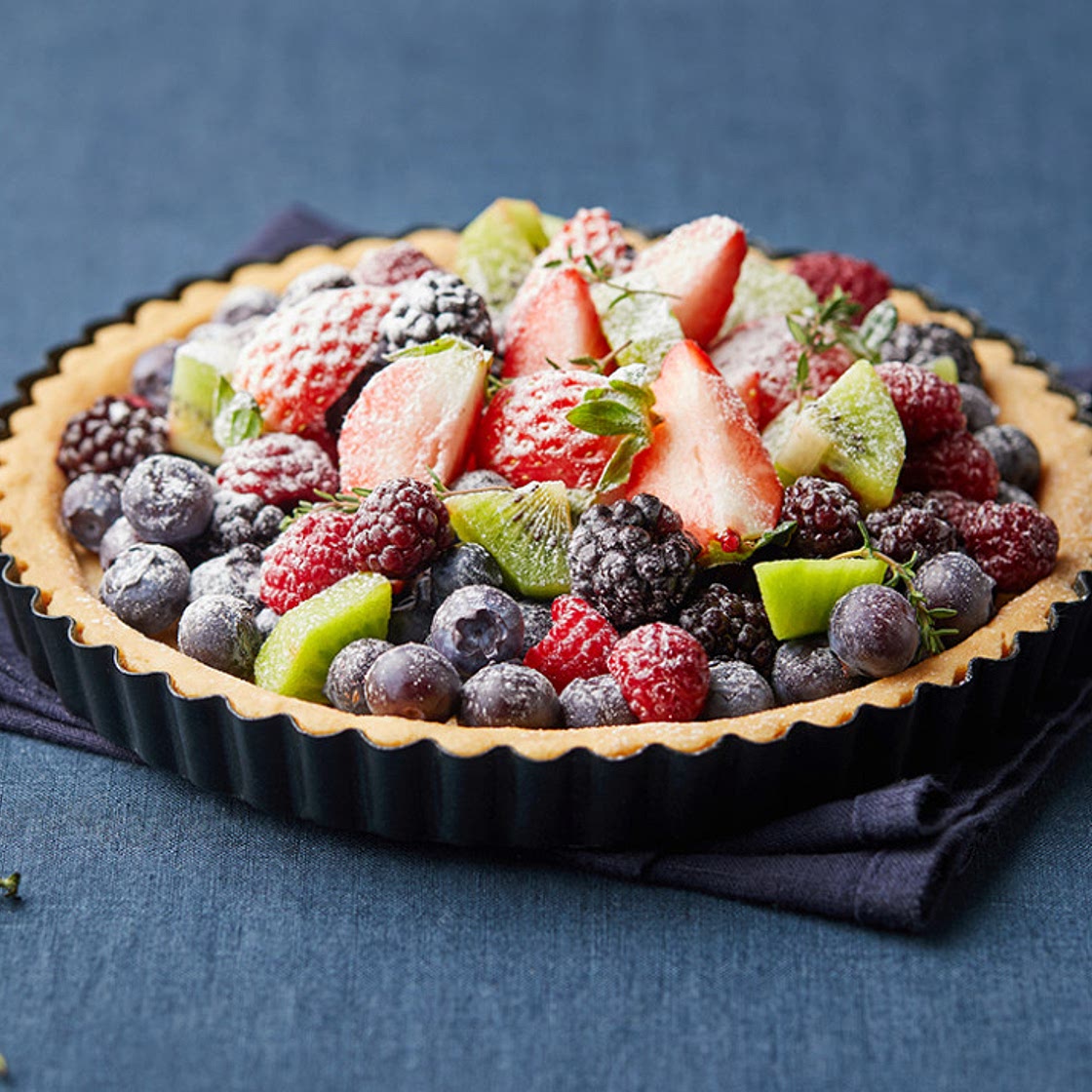 fruit flan base