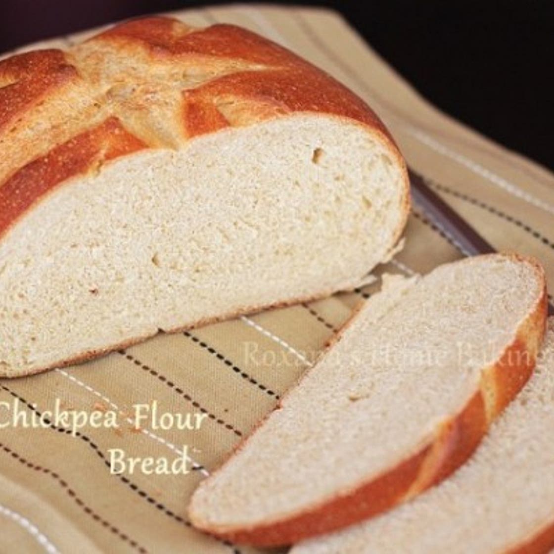 how to make chickpea flour bread