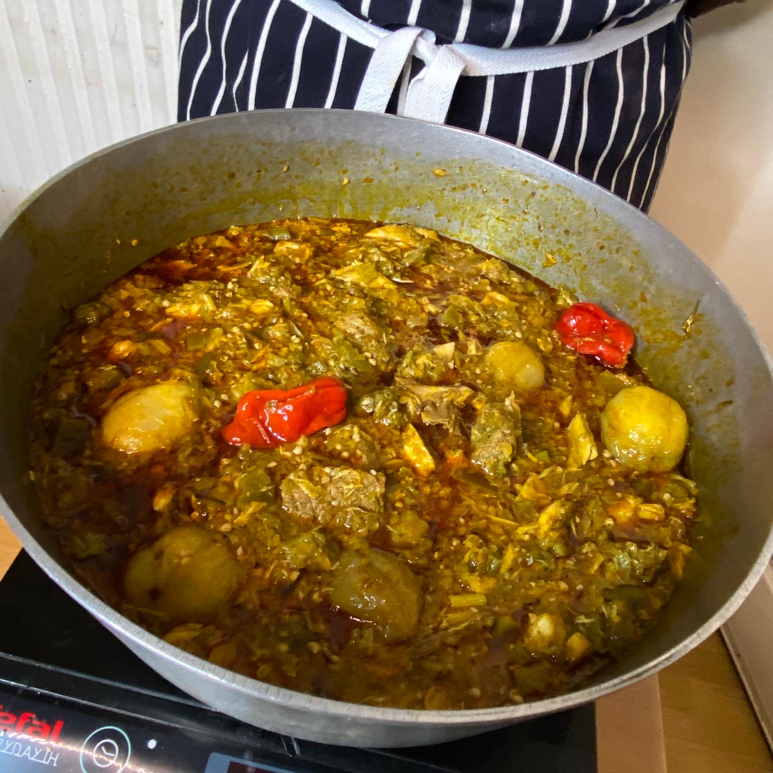 how to cook gambian okra soup