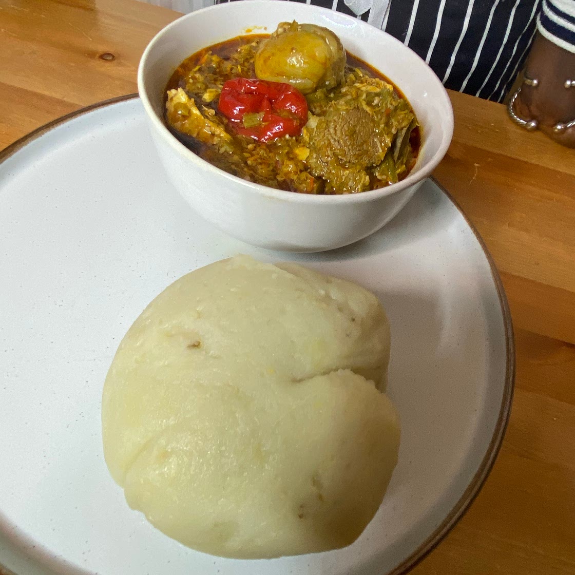 how to make yam fufu