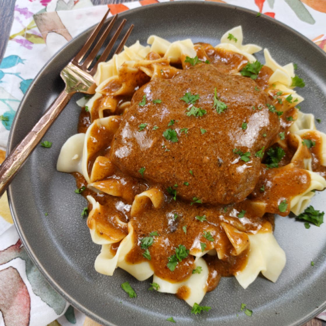 how to cook hamburger steak in a crock pot