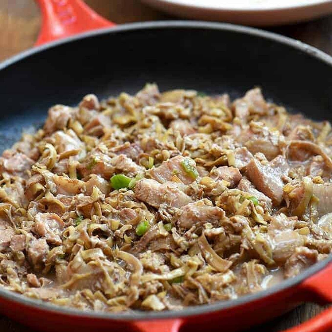 how to cook salad puso ng saging