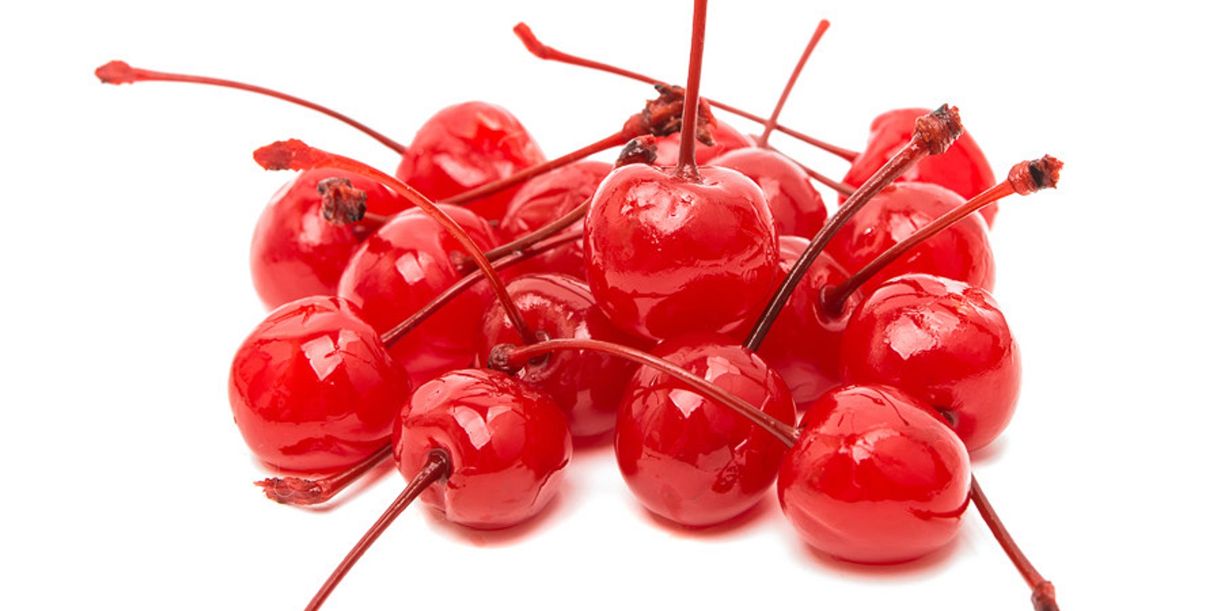cherries with red stems