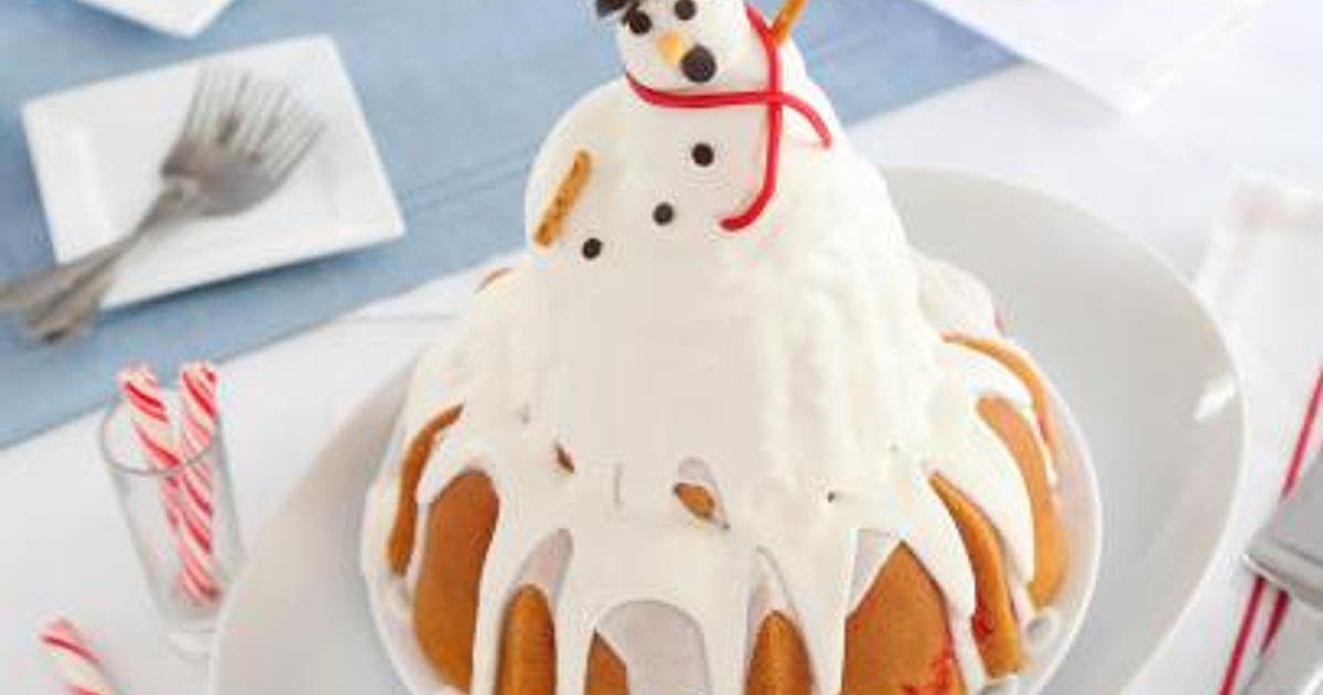Melting Snowman Cake Recipe | Samsung Food App