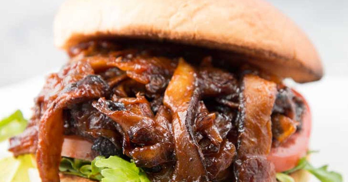 Pulled Shiitake Mushroom BBQ Sandwich Recipe | Samsung Food App