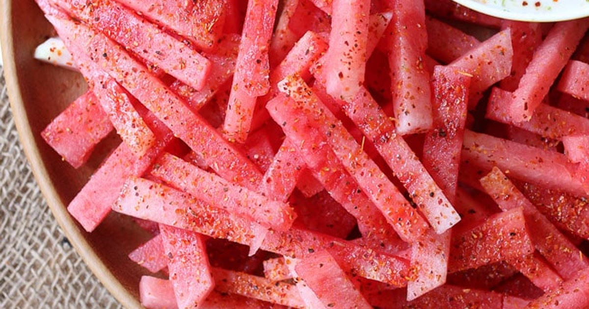 Watermelon Sticks with Coconut Lime Dip (Healthy Summer Snack) Recipe ...