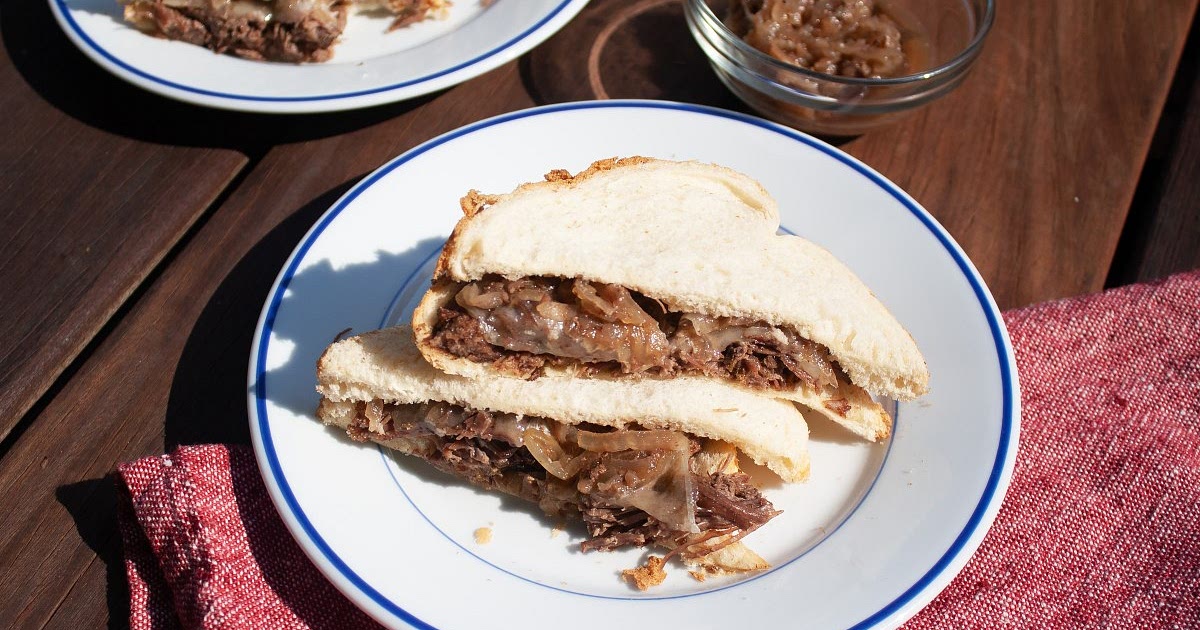 Short Rib Sandwiches with Cheddar and Braised Onions Recipe | Samsung ...