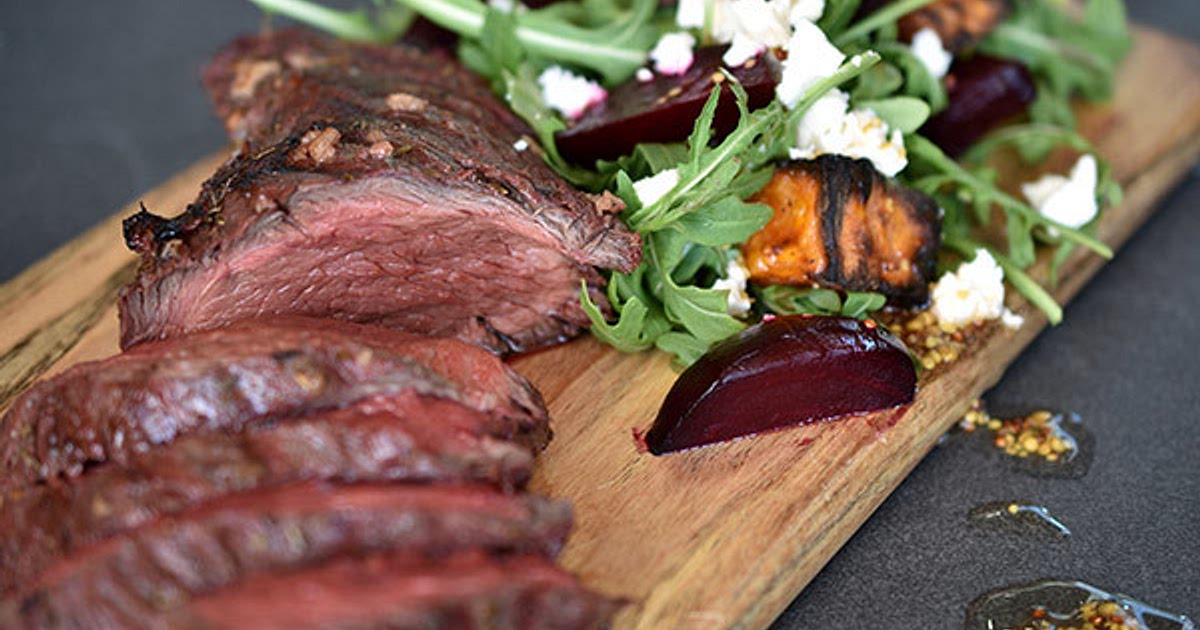 Marinated Kangaroo Fillet with Roasted Beetroot Salad Recipe | Samsung ...