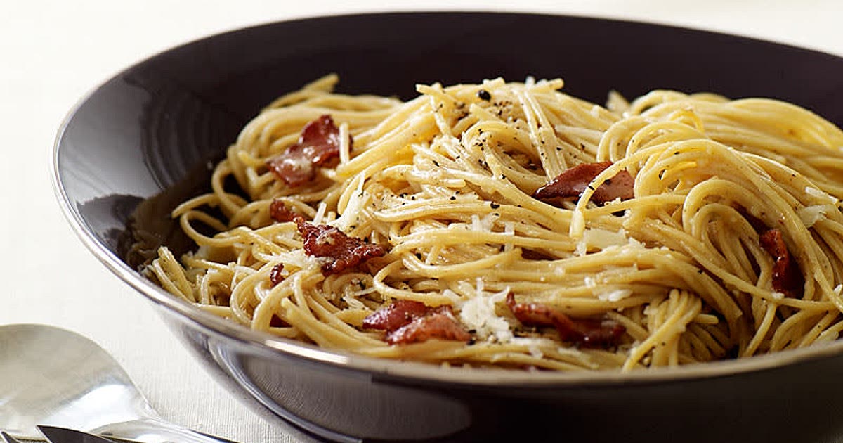 Whole Wheat Spaghetti Carbonara Recipe | Samsung Food App