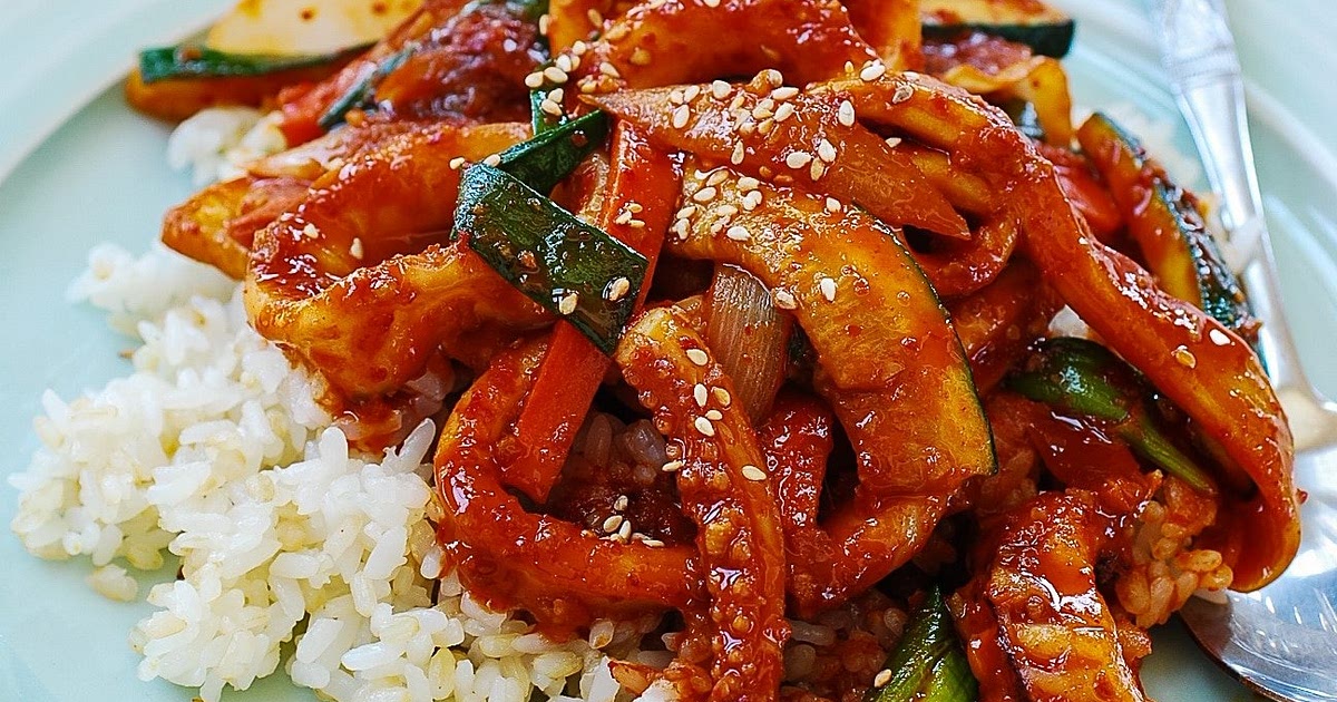 Ojingeo bokkeum (spicy stir-fried squid) Recipe | Samsung Food App