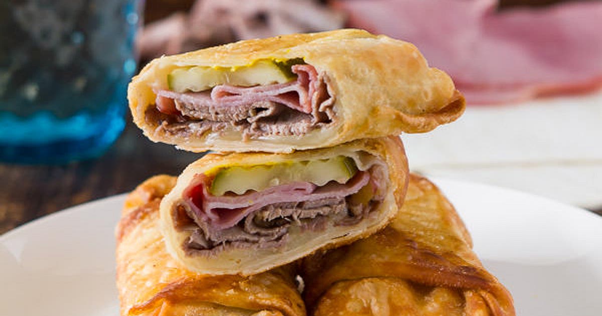 Crispy cuban egg rolls Recipe | Samsung Food App