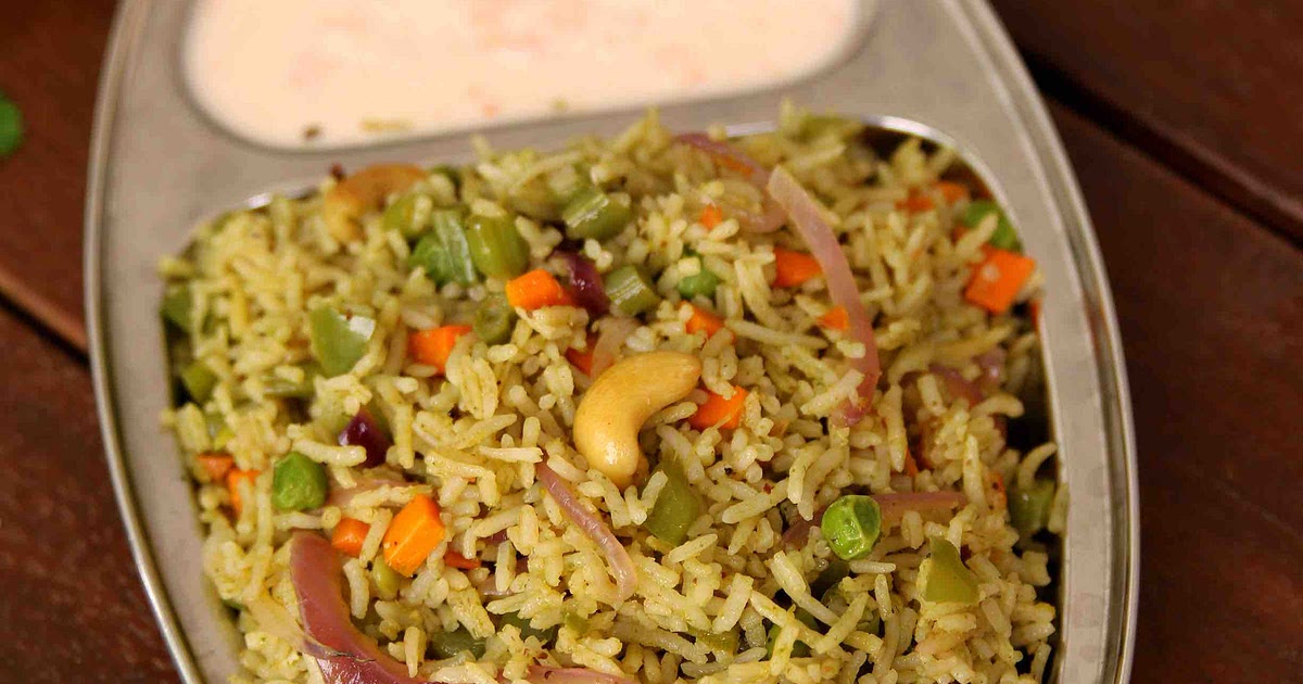 coriander rice recipe | cilantro rice | coriander pulao recipe Recipe ...
