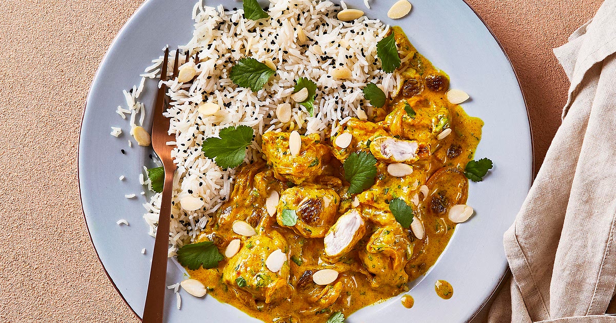 Coronation Chicken Curry With Nigella Rice Recipe | Samsung Food App
