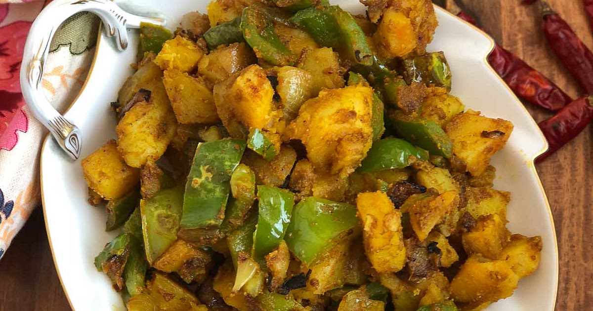 Aloo Simla Mirch Ki Sabzi Recipe - Aloo & Capsicum Sabzi | Samsung Food App