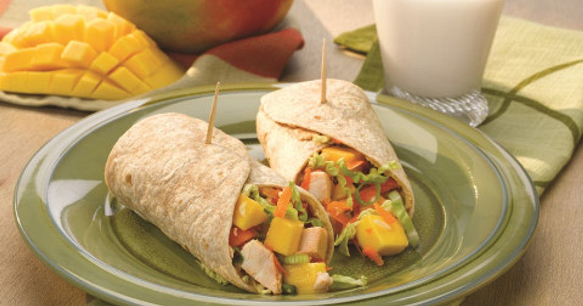 Asian Mango Chicken Wraps | MyPlate Recipe | Samsung Food App