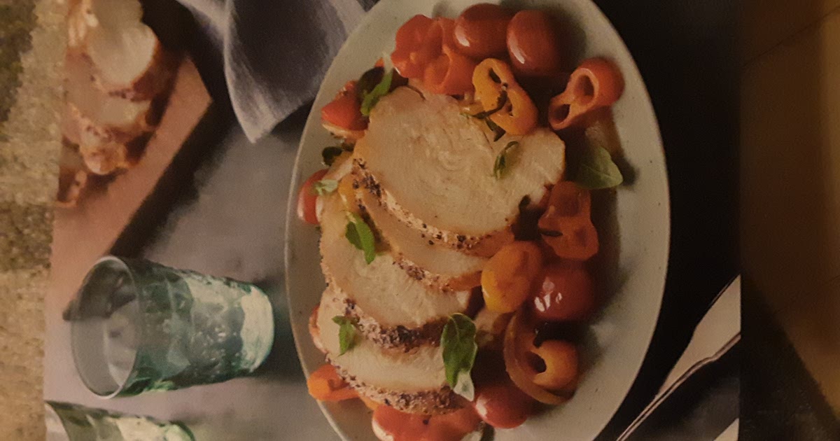 Turkey Tenderloins with Cherry Tomato- Serrano Peperonata Recipe ...
