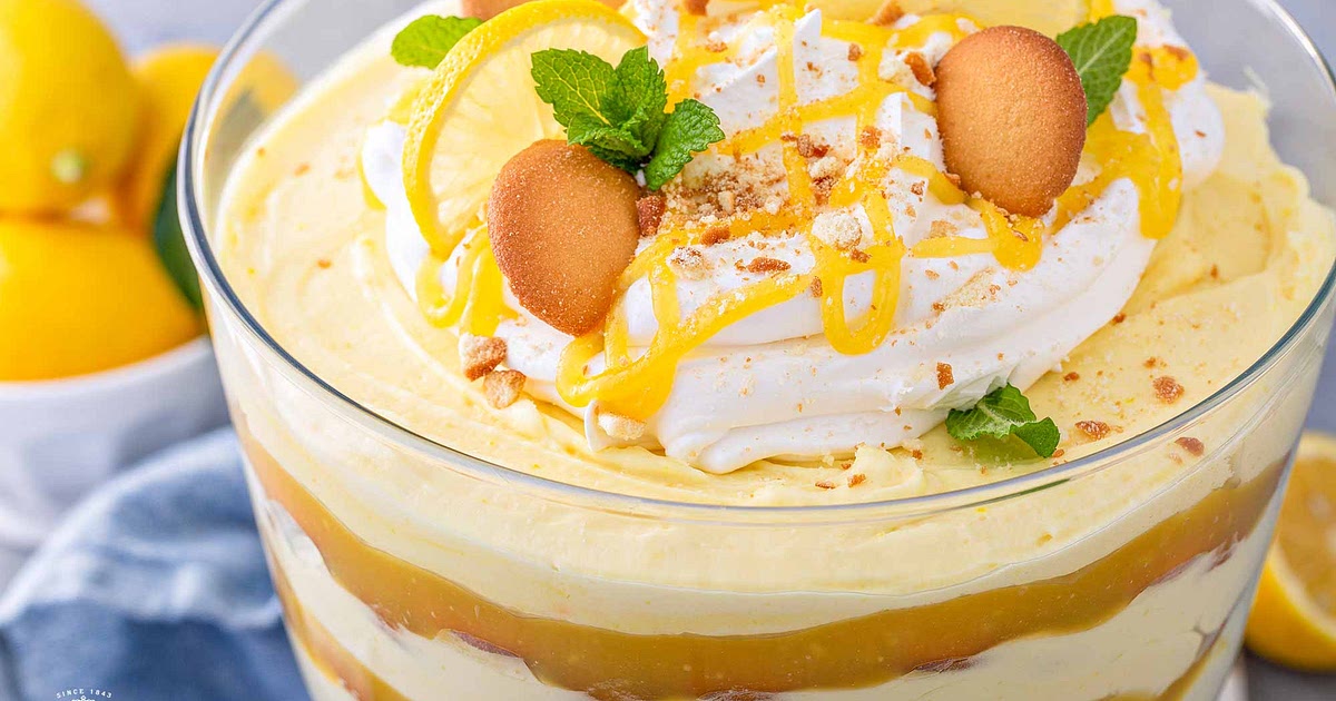 Lemon Pudding Trifle Recipe | Samsung Food App
