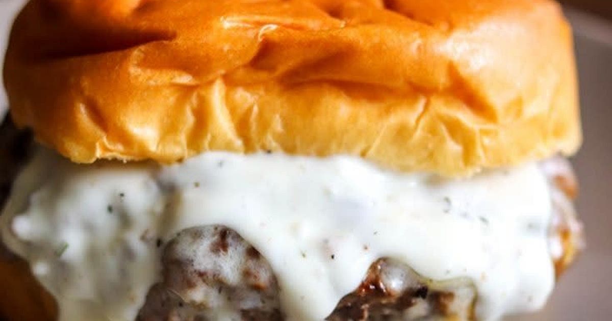 Garlic Overload Burgers with creamy garlic burger sauce Recipe ...