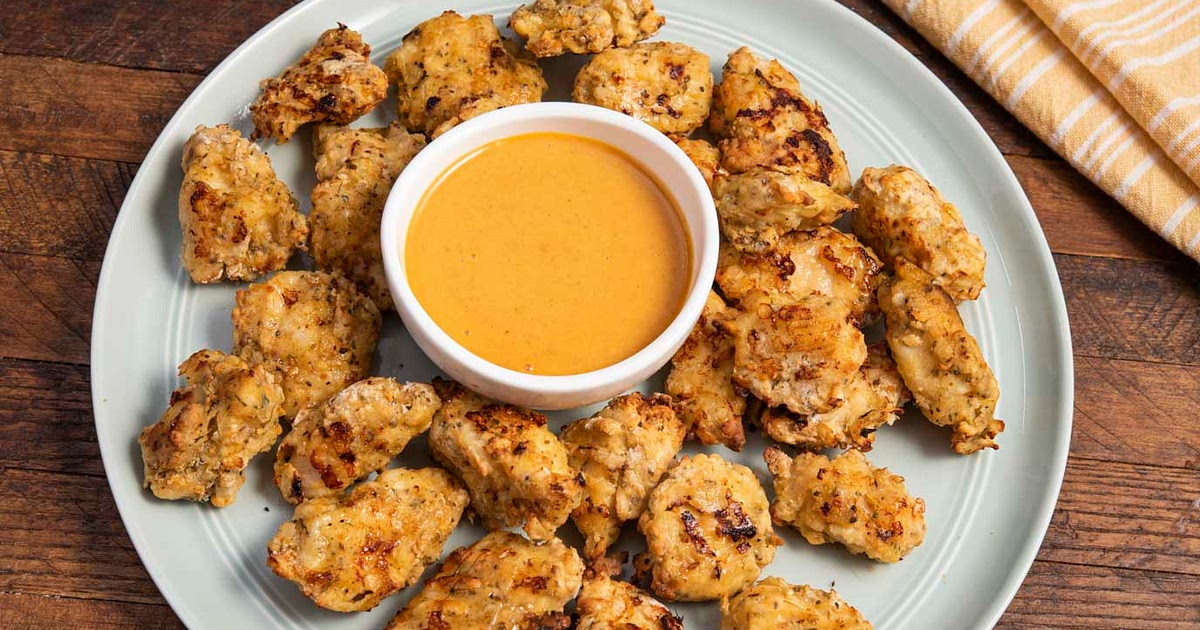 Air Fryer Chicken Nuggets With Dipping Sauce Recipe | Samsung Food App