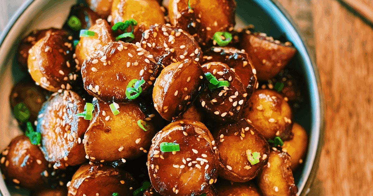 Asian Honey Garlic Potatoes (Only 5 Ingredient!) - Tiffy Cooks Recipe ...