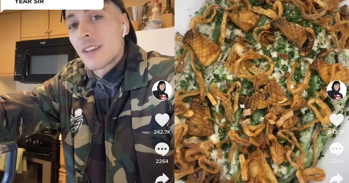 Sad Papi's Not Grandma's Green Bean Casserole Recipe | Samsung Food App