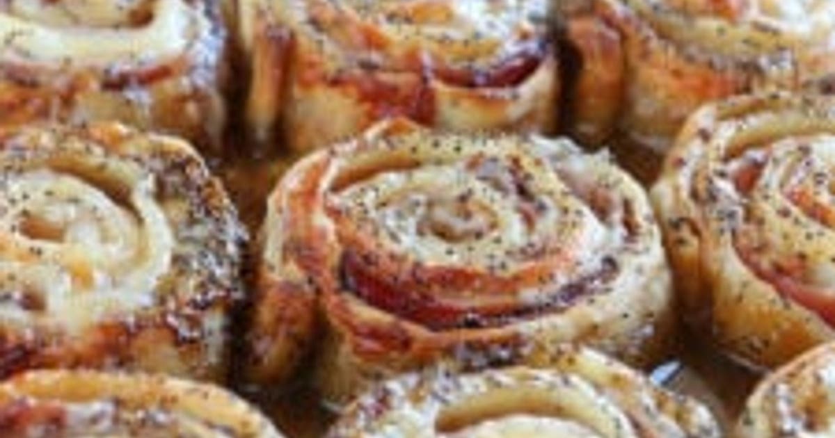 Hot Ham and Cheese Pinwheels Recipe | Samsung Food App