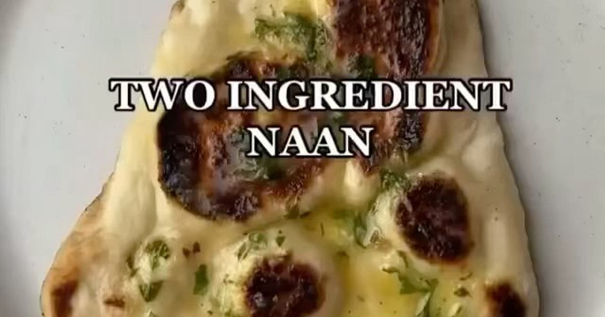 Two Ingredient Naan (makes 4 naans) and at just 240 Calories each 🥟💫🥟💫 ...
