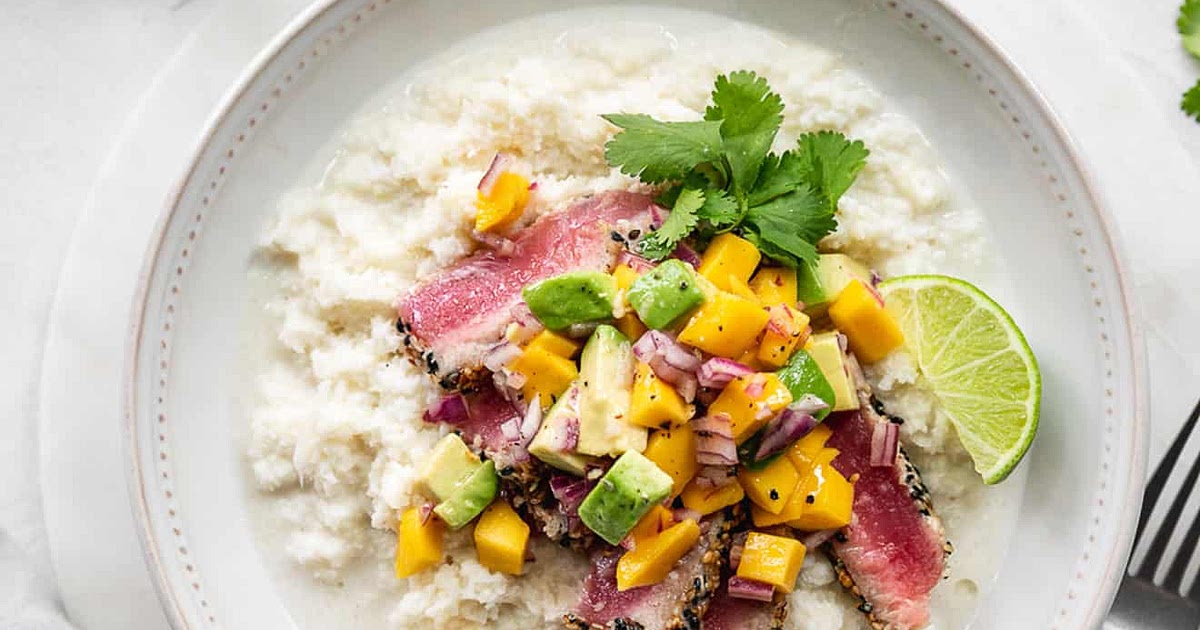 Sesame Crusted Tuna + Mango Salsa Recipe | Samsung Food App