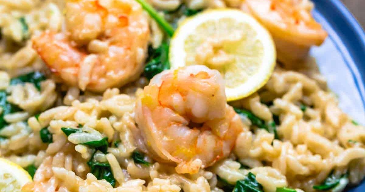 Instant Pot Lemony Shrimp Risotto Recipe | Samsung Food App
