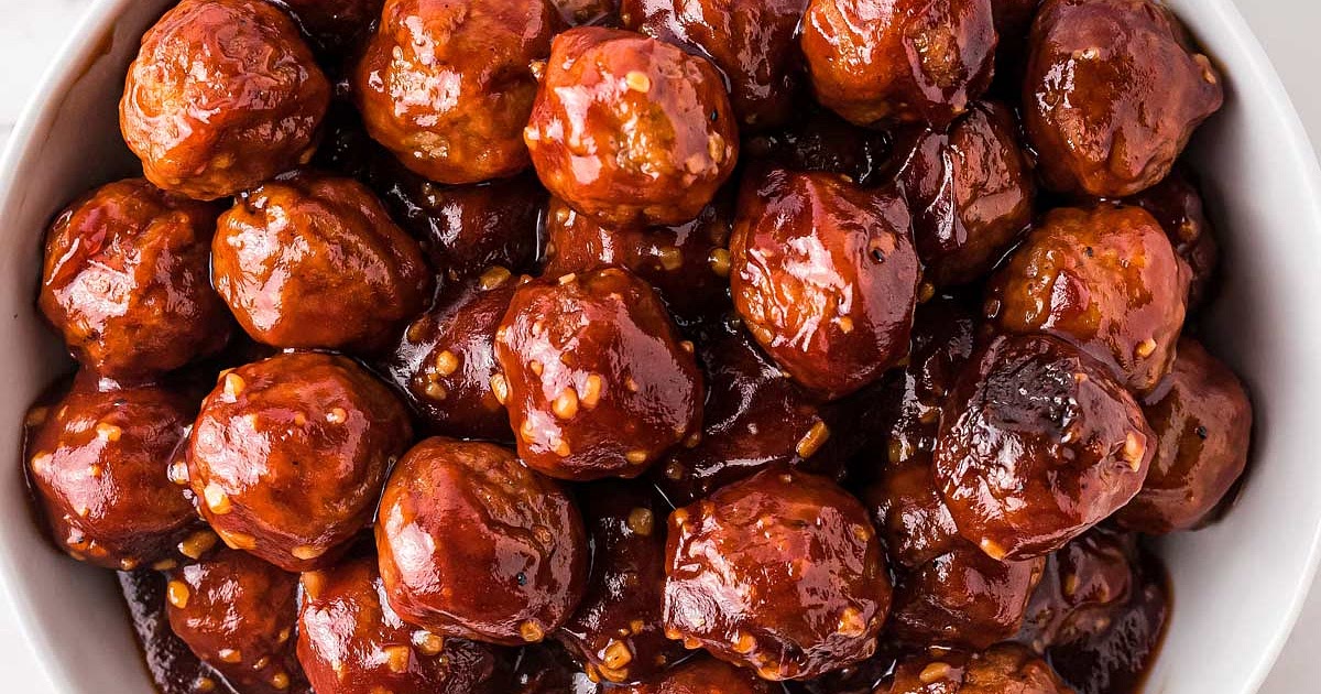 Honey Garlic Crockpot Meatballs Recipe | Samsung Food App