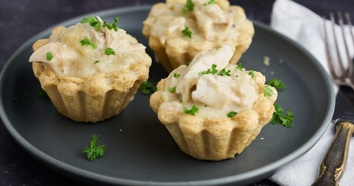 Danish chicken and asparagus tartlets Recipe | Samsung Food App