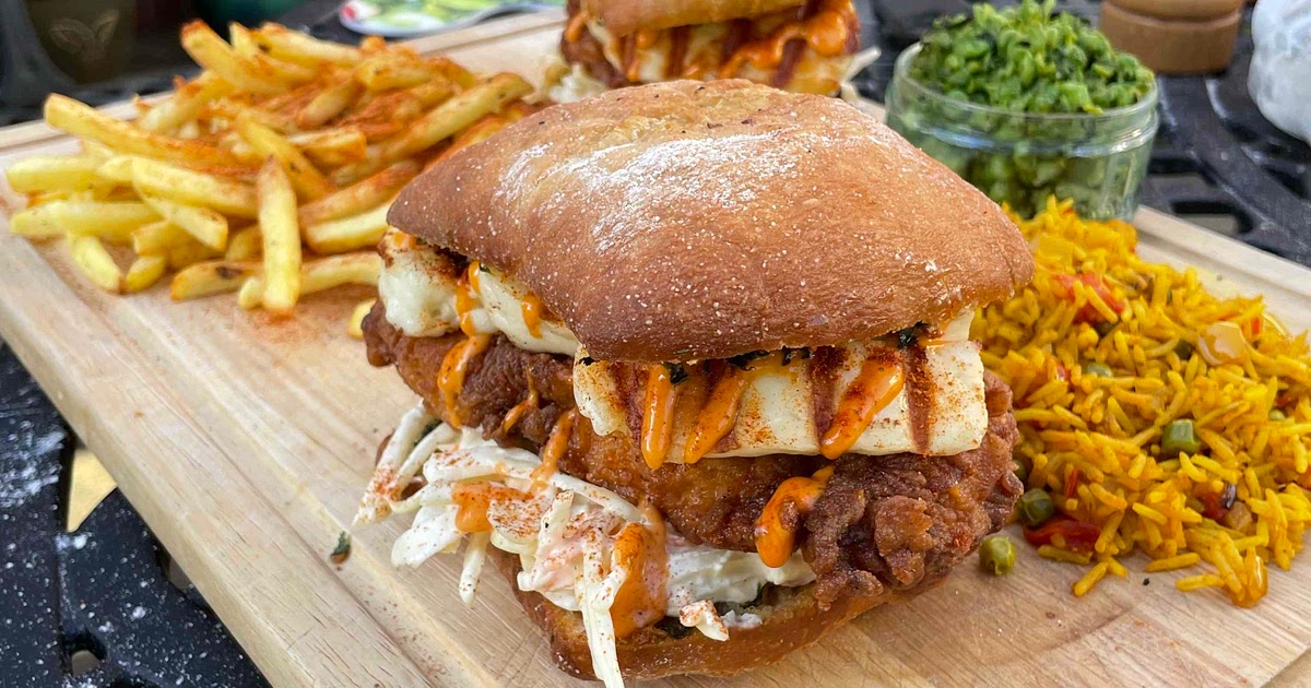 Nando’s Fried Chicken Burgers with Sides Recipe | Samsung Food App