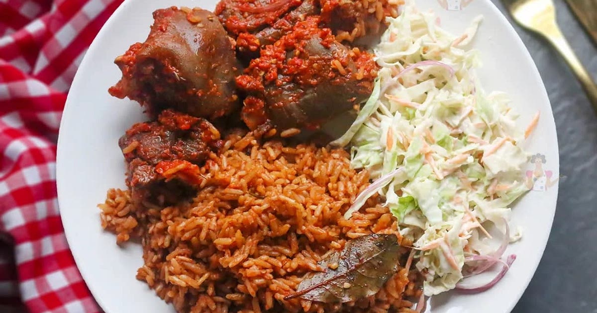 Nigerian Jollof Rice with Goat Meat Recipe | Samsung Food App