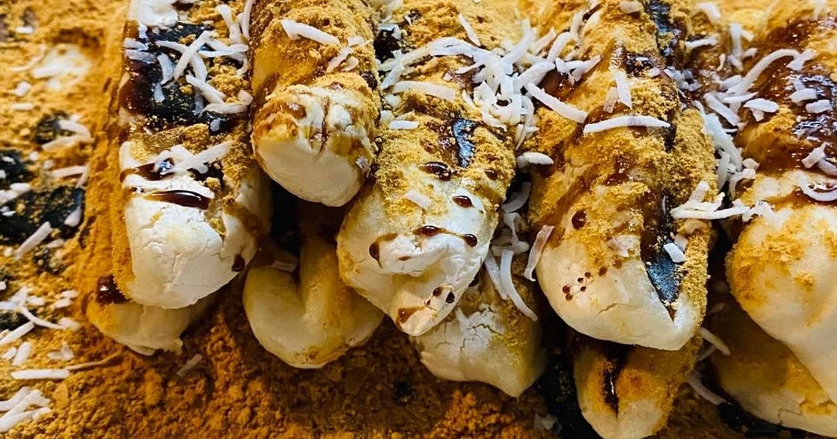 Sticky Rice Sticks with Brown Sugar Dipping Sauce | 红糖糍粑 Recipe ...