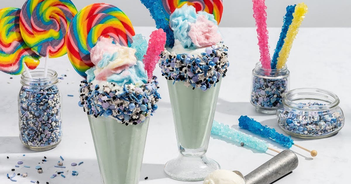 Galaxy Cotton Candy Milkshake Recipe | Samsung Food App