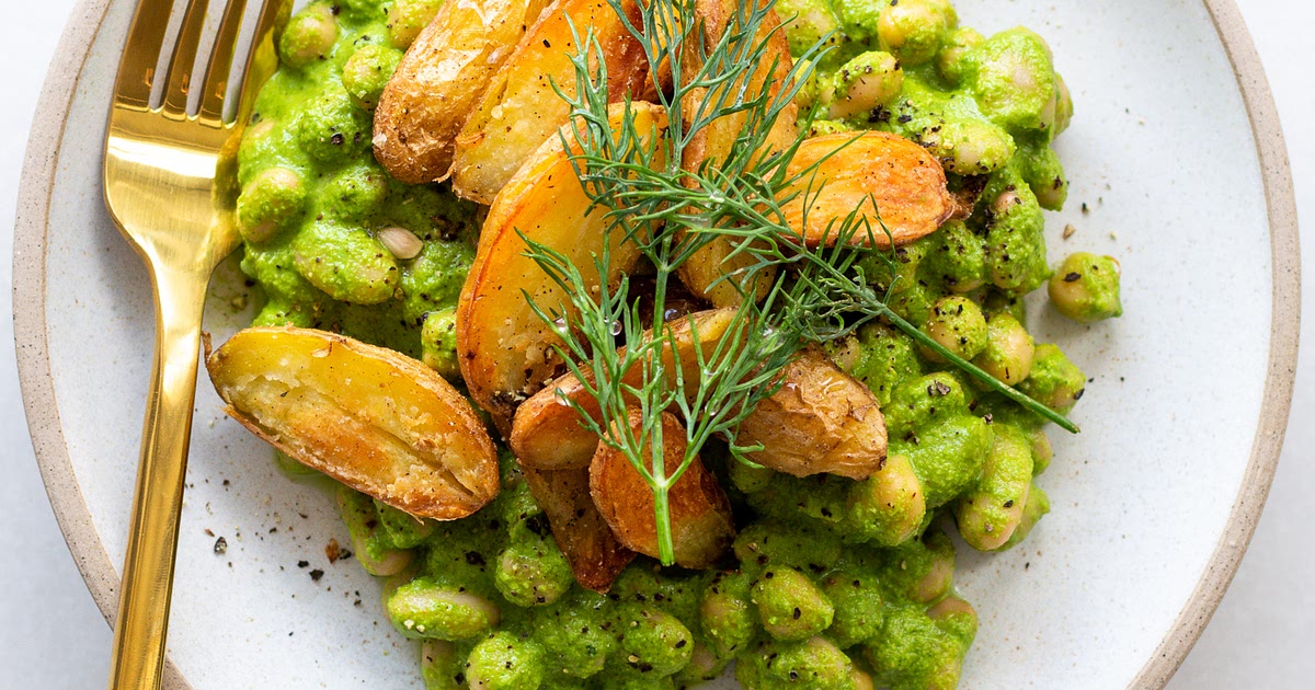 Zhoug Beans with Crispy Cumin Potatoes Recipe | Samsung Food App