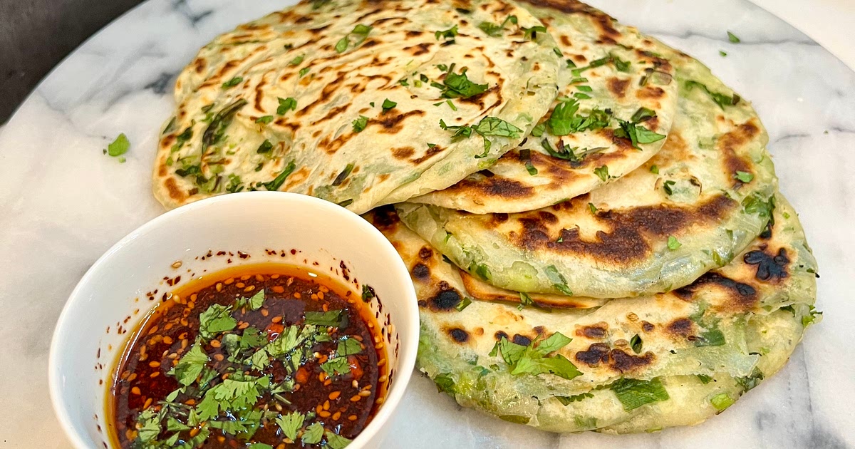 Chive, Cilantro, and Scallion Pancakes Recipe | Samsung Food App