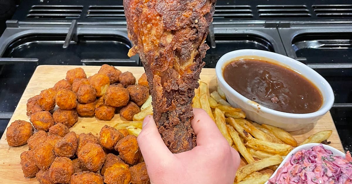 KFC Turkey Leg, Popcorn Halloumi Recipe | Samsung Food App