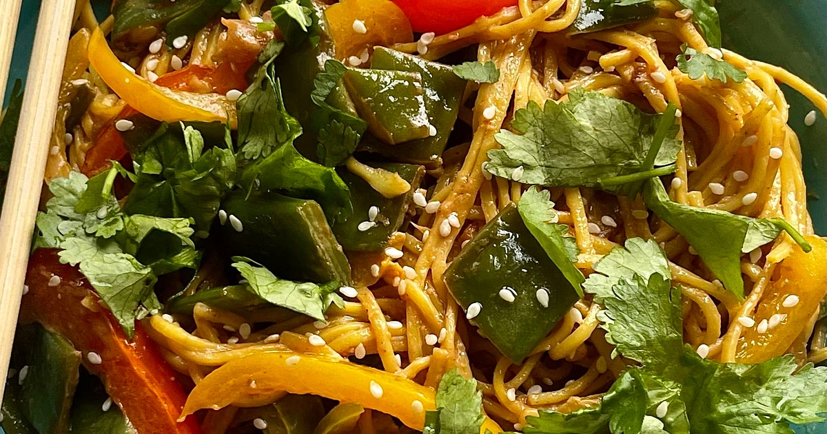 Spicy Sesame Peanut Noodles Recipe | Samsung Food App